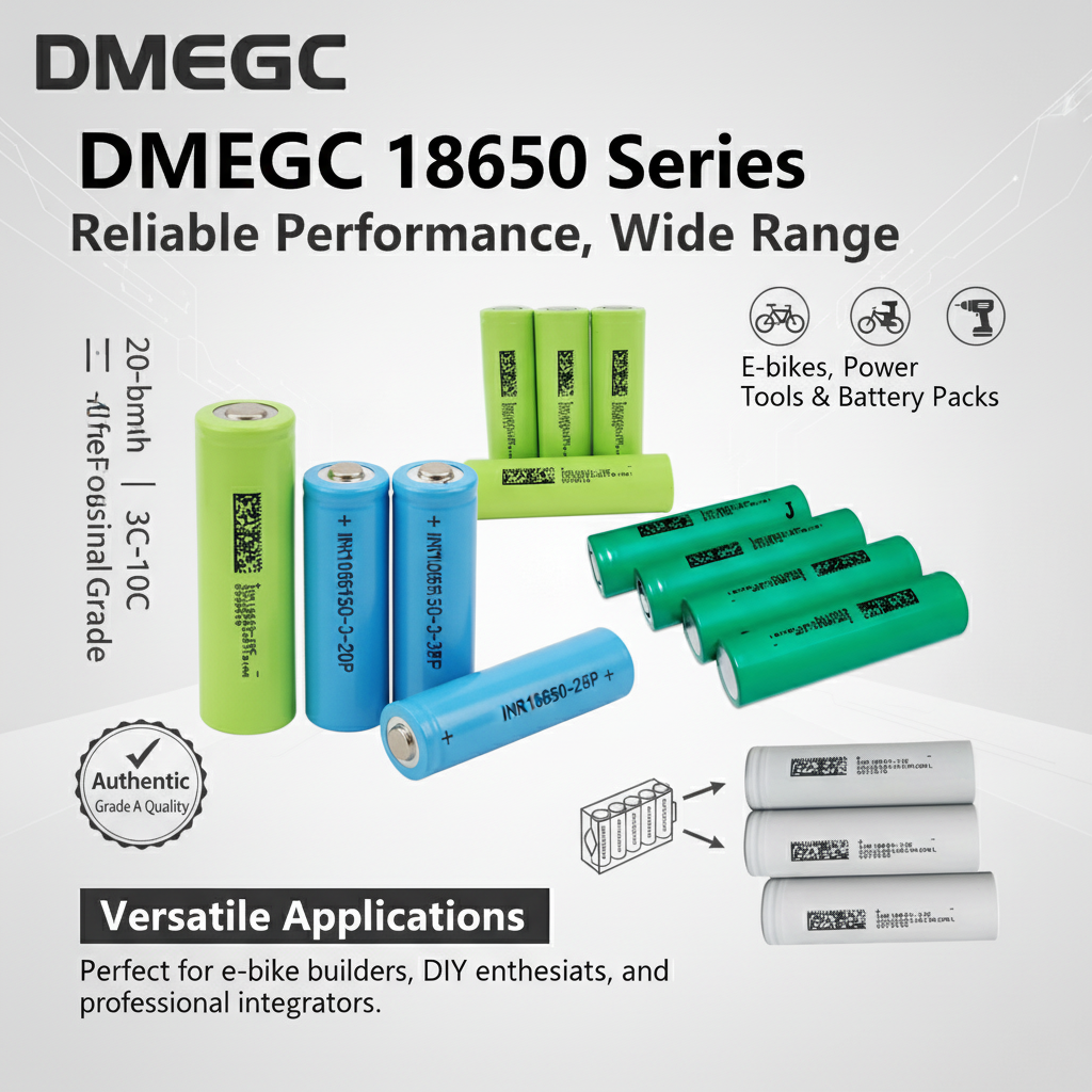 DMEGC 18650 Lithium-Ion Cells - 2000-3200mAh - Professional Grade - DXF ...